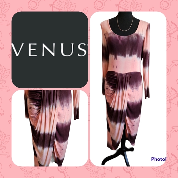 VENUS | Dresses | New Venus Jersey Knit Tie Dye Dress | Poshmark